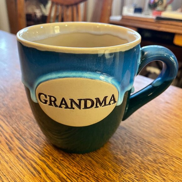 Burton + Burton | Dining | Grandma Blue And Green Porcelain Coffee Cup ...